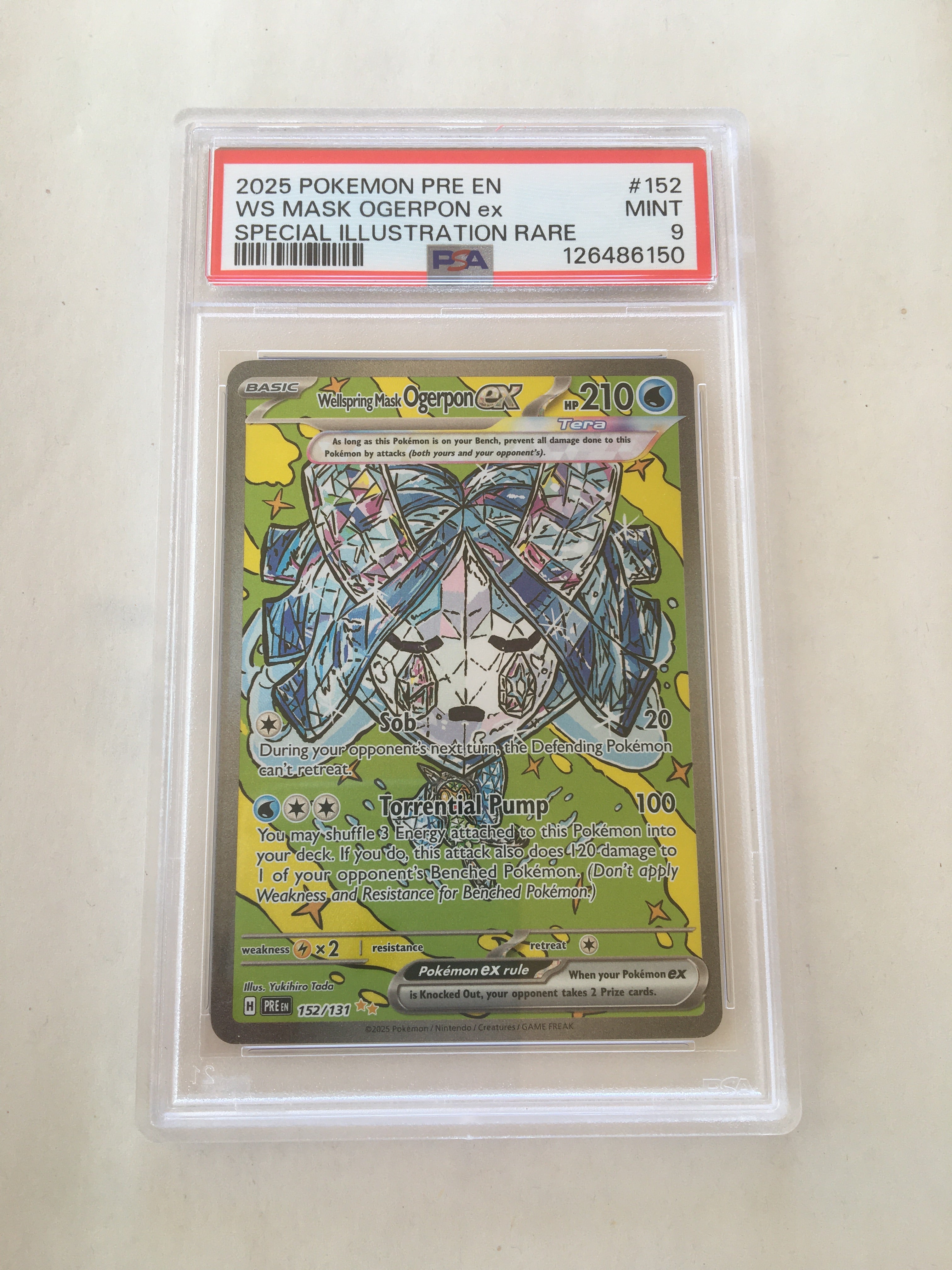 Wellspring Mask Ogerpon ex (Tera) – Full Art Special Illustration Rare ...